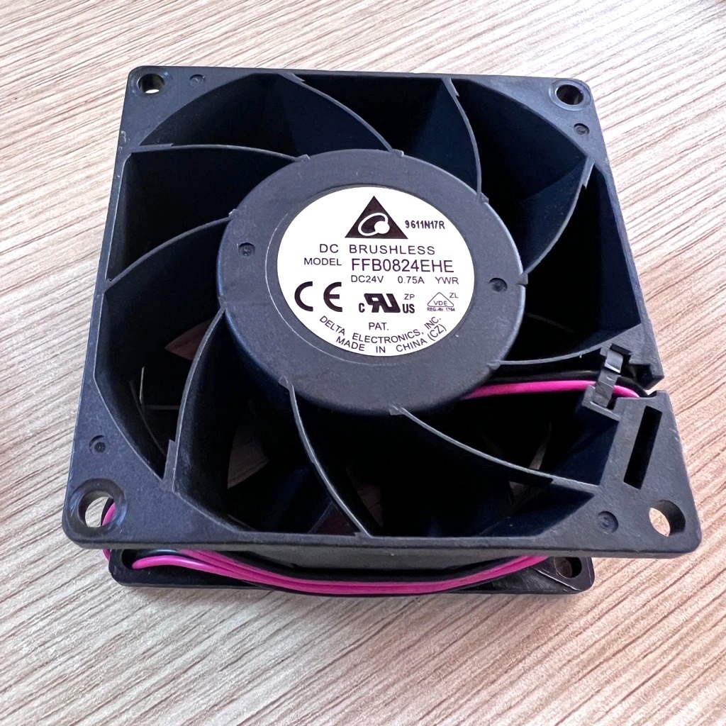 Quạt tản nhiệt 8038 80x80x38 24V 5700RPM FFB0824EHE / chính hãng Delta ...