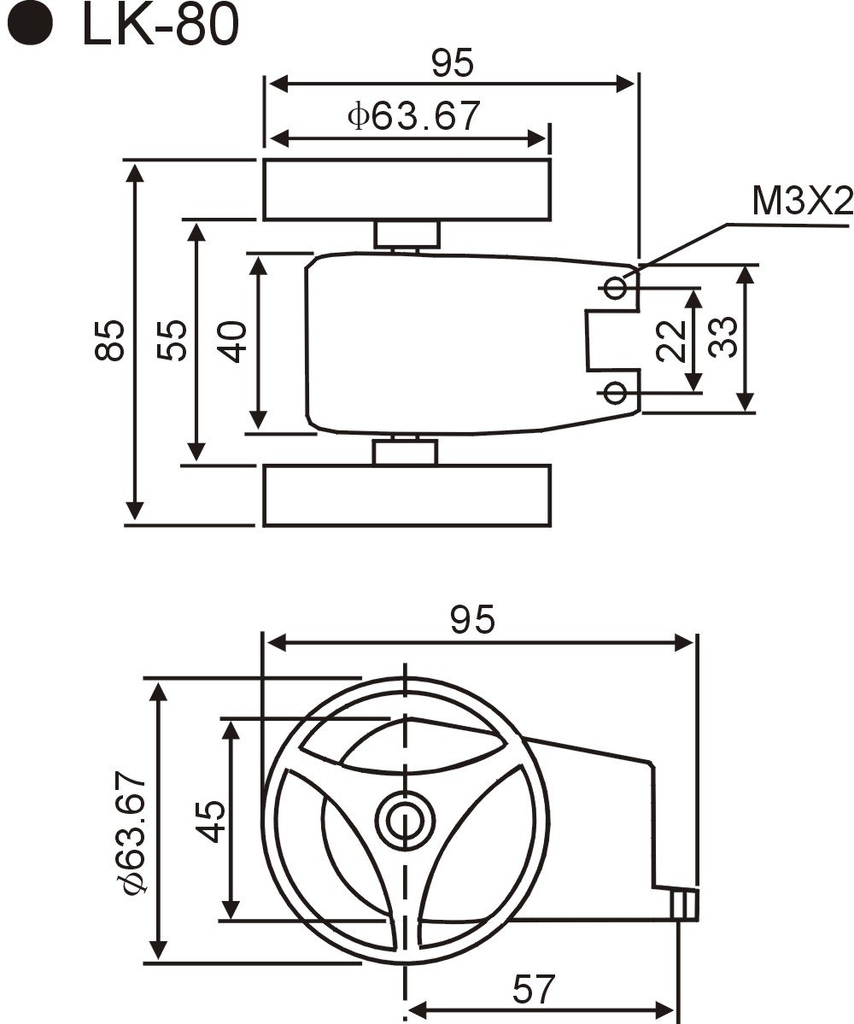 Bánh xe encoder TBGK LK-80-1 24V chính xác 1cm / bánh xe đo chiều dài ...