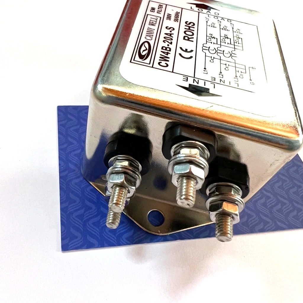 Bộ Lọc nguồn EMI 380V 20A CW4B-20A-S / chống nhiễu 3 pha chính hãng CANNY WELL | Công ty cổ phần ...