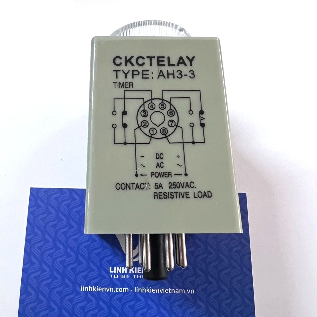 Relay thời gian CKC AH3-3 220V 60 giây/ Timer CKC AH3-3 220V - J2H17 ...