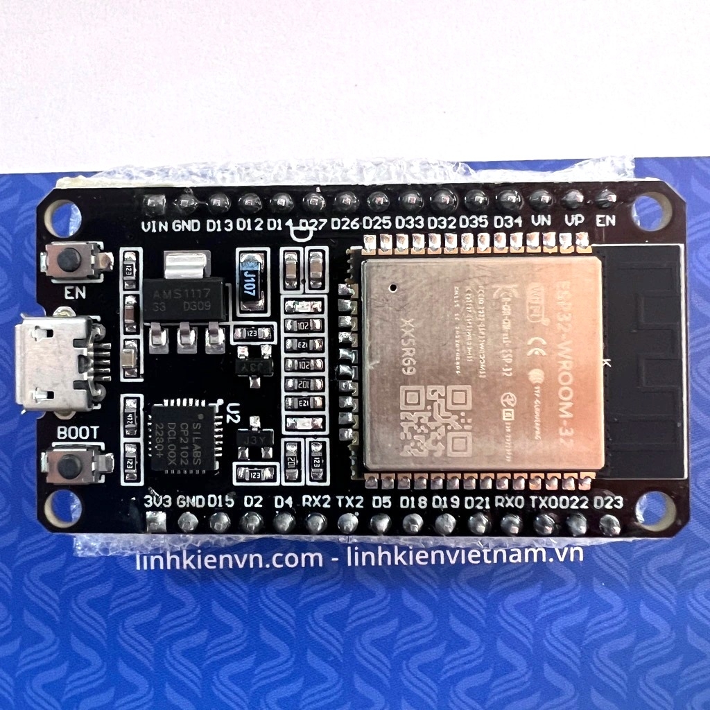 Bo mạch ESP32 DevKit V1 dùng module ESP-WROOM-32 - S1H15 | Công ty cổ ...