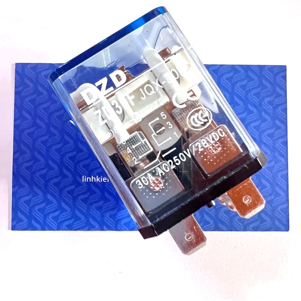 RELAY JQX-30F 24VDC 30A - K2H4 (KB4H3) | Công ty cổ phần Linh Kiện Việt Nam