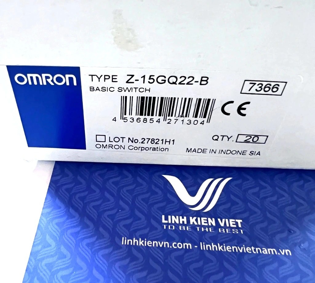 Công tắc hành trình Z-15GQ22-B / Omron - D10H6 | Công ty cổ phần Linh Kiện Việt Nam