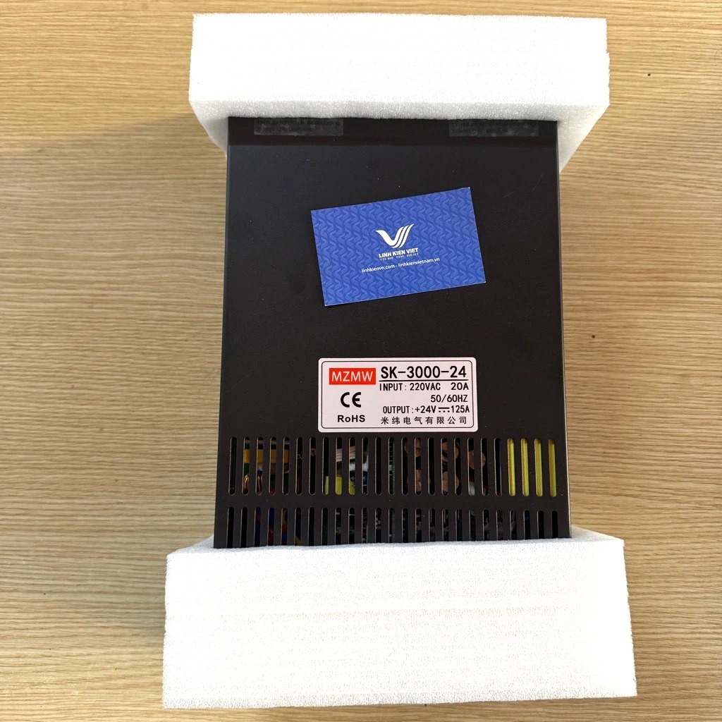 Nguồn tổ ong MZMW SK-3000-24 24V 125A / nguồn tổng điều chỉnh 0-24V | Công ty cổ phần Linh Kiện ...