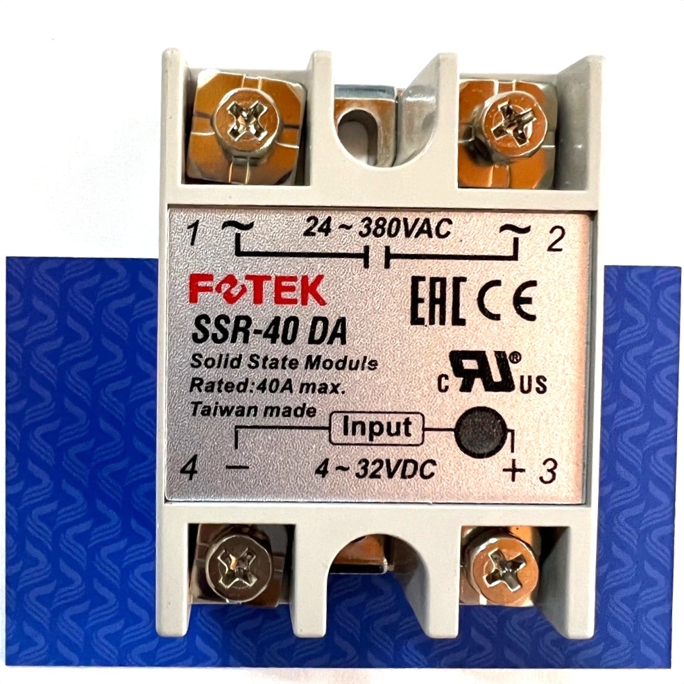 Rơ le bán dẫn DC-AC SSR-40DA 40A / chính hãng FOTEK - A9H20 | Công ty cổ phần Linh Kiện Việt Nam