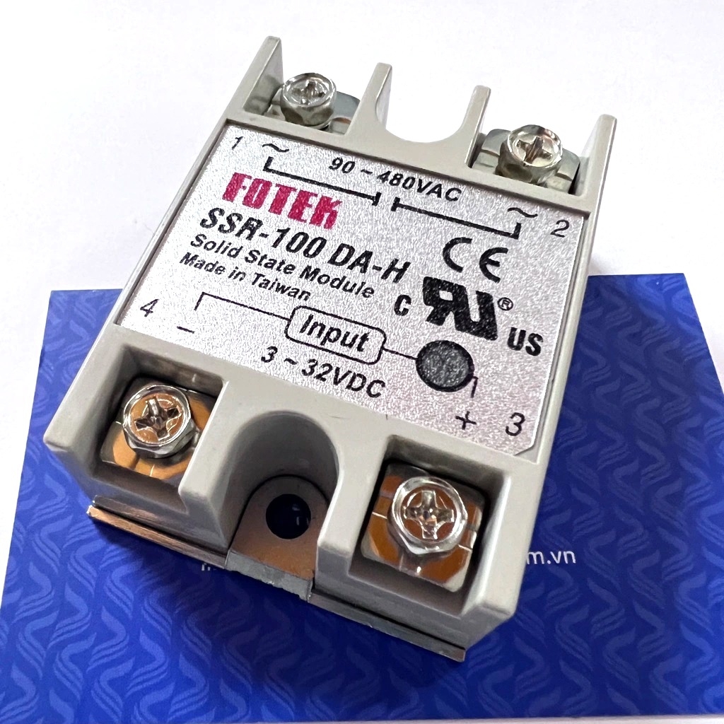 Rơ le bán dẫn DC-AC SSR-100DA-H 100A 480V / relay điều khiển 3-32VDC ...