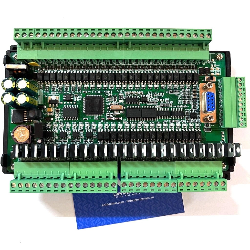 Bo mạch PLC FX3U-48MT 6AD 2DA 485 RTC / PLC board Fx3u có vỏ | Công ty ...