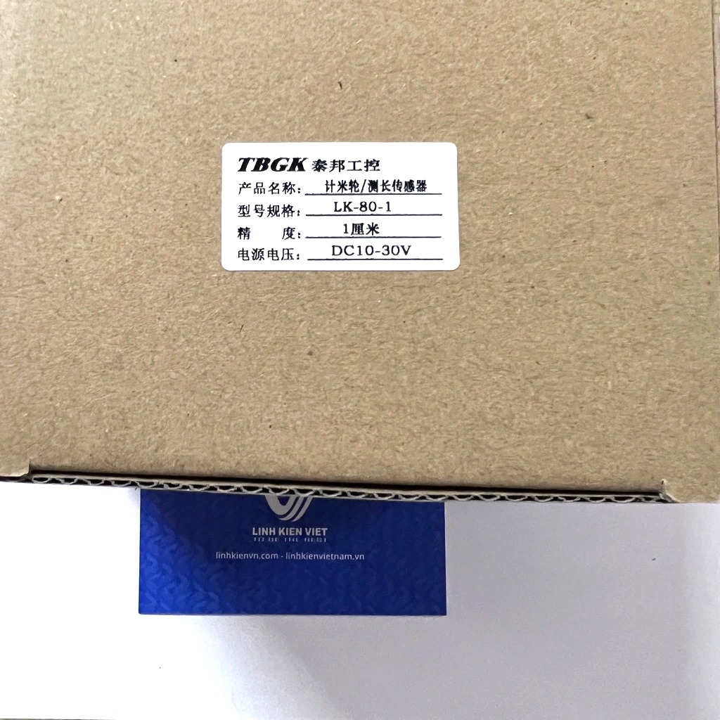 Bánh xe encoder TBGK LK-80-1 24V chính xác 1cm / bánh xe đo chiều dài ...