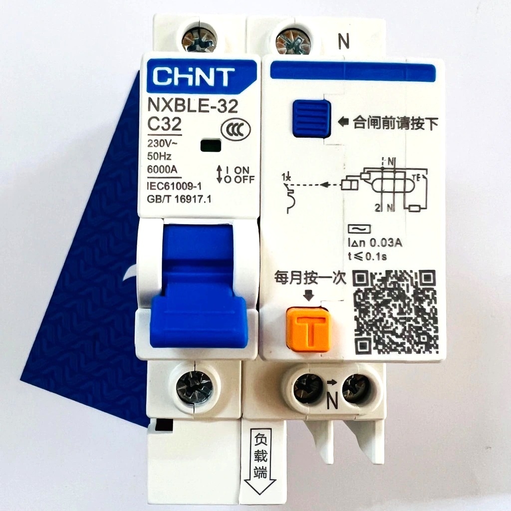 Át chống rò NXBLE-32 32A 1P+N / chính hãng Chint / Aptomat chống giật RCBO C32 | Công ty cổ phần ...