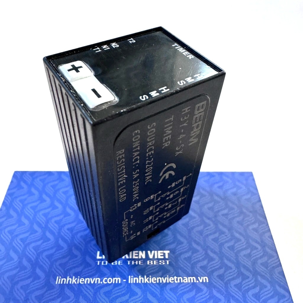 Rơ le thời gian BERM H3Y-4-SX 220V 0.1S-99H / on delay, Trễ tắt, lặp vô hạn / B4H13 | Công ty cổ ...