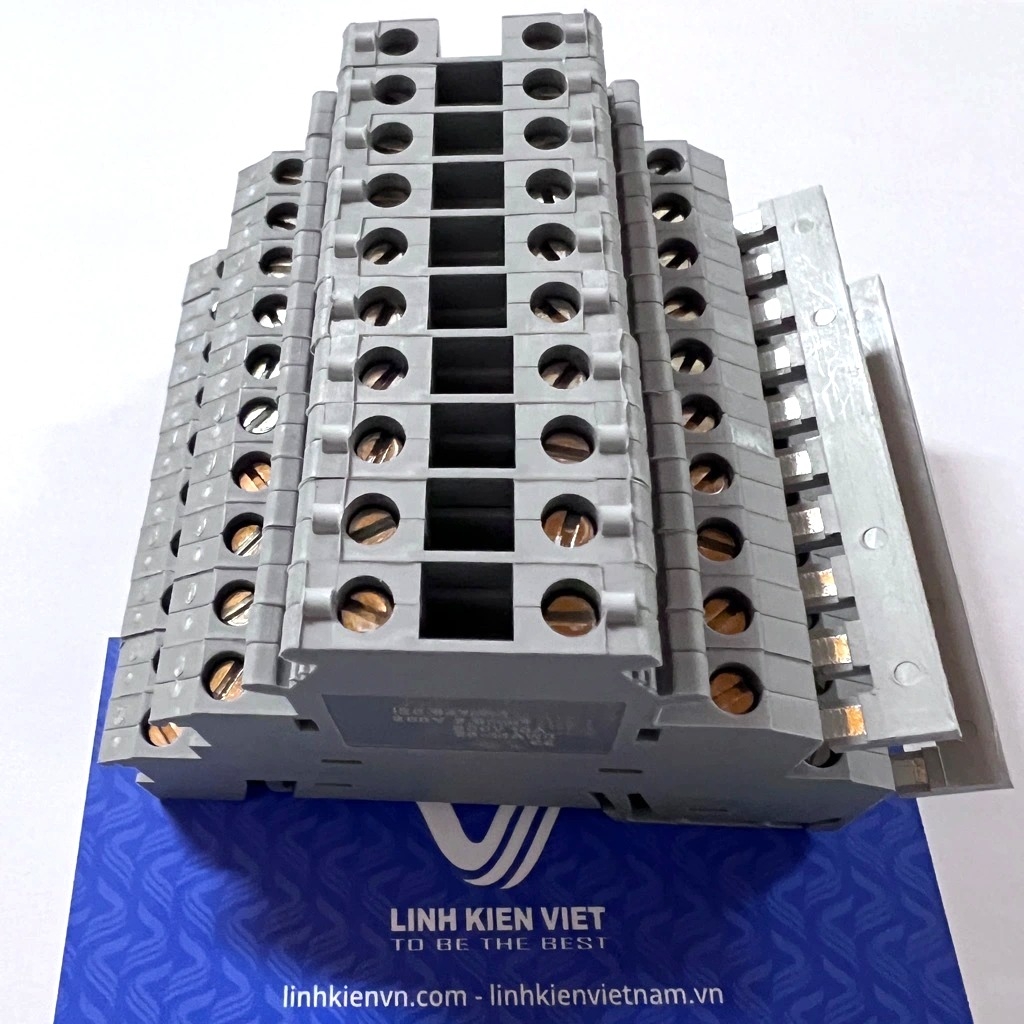 Cầu đấu cảm biến 3 tầng DIKD1.5 UK 0.2-2.5mm cài ray / sensor terminal ...