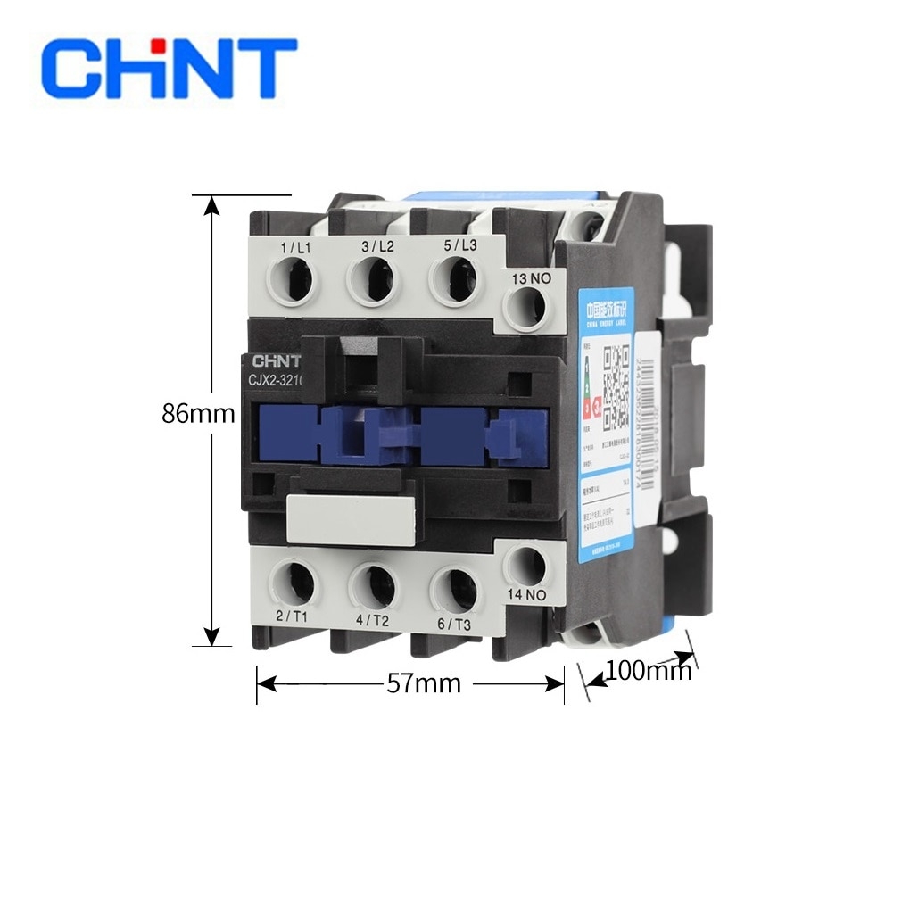 Khởi động từ 24V 32A CJX2-3210 / chính hãng Chint / contactor (tiếp điểm bạc) | Công ty cổ phần ...