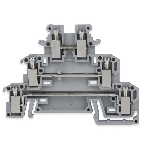 Cầu đấu cảm biến 3 tầng DIKD1.5 UK 0.2-2.5mm cài ray / sensor terminal ...