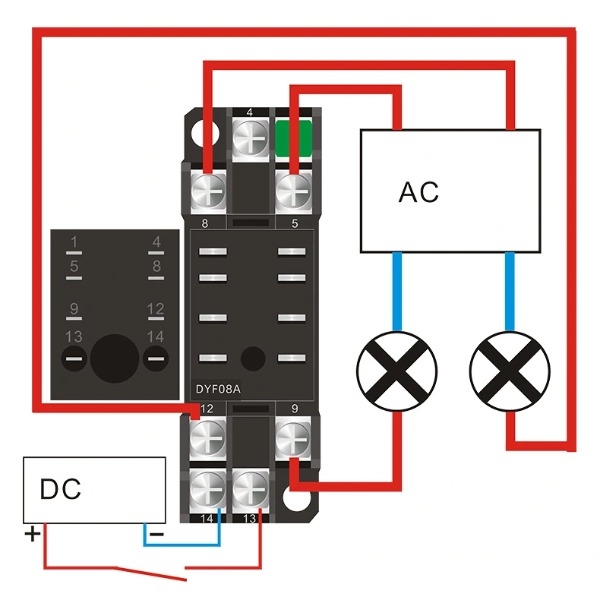 Rơ le bán dẫn DC-AC cách ly BERM 2K5DA 2NO / SSR opto triac thay MY2N ...