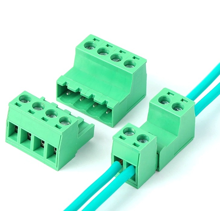 Cầu đấu nối dây 10A EX-2EDGRK-2P 5.08mm 2 dây / domino, terminal -D7H11 ...