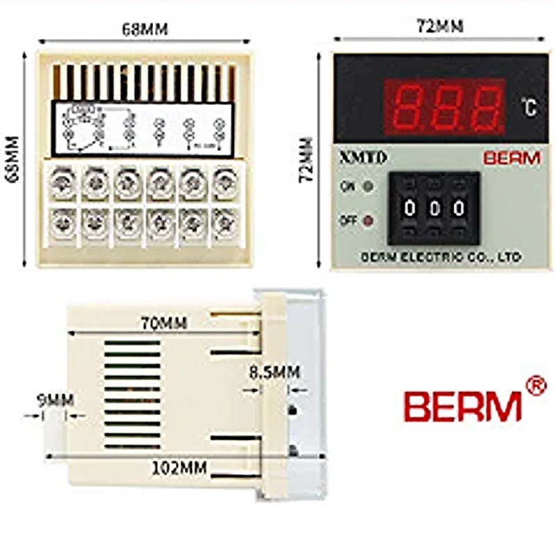 Đồng hồ đo nhiệt độ XMTD-2001 220V 0-999 độ dùng cảm biến K | Công ty cổ phần Linh Kiện Việt Nam