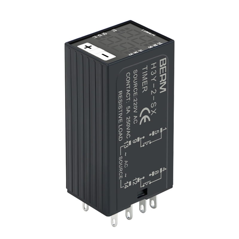 Rơ le thời gian BERM H3Y-4-SX 220V 0.1S-99H / on delay, Trễ tắt, lặp vô hạn | Công ty cổ phần ...