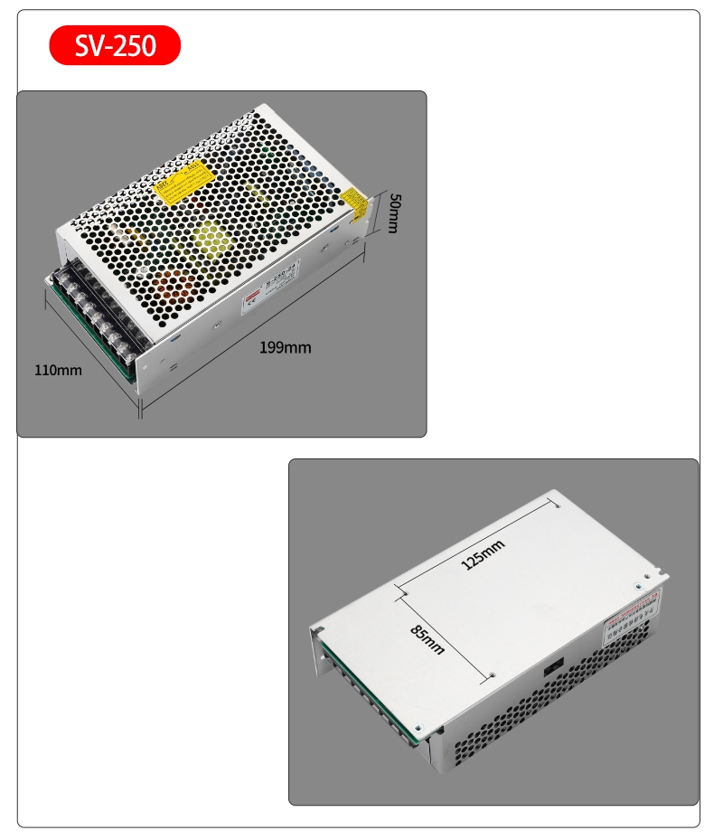 Nguồn tổ ong 380V SV-250-24 ra DC 24V 10A / chính hãng MZMW | Công ty cổ phần Linh Kiện Việt Nam