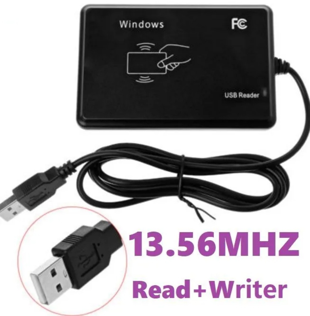 Đầu đọc ghi thẻ RFID IC W20A-USB 13.56Mhz / Reader USB PC S50 14443A ...