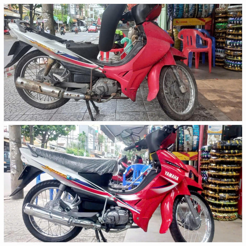 Vỏ nhựa xe Yamaha Jupiter V, R – Thay mới để xe bền đẹp như ban đầu Sửa ...