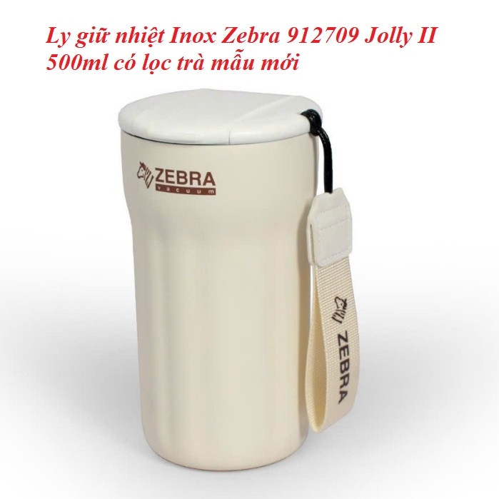 Ly giữ nhiệt Inox Zebra 912709 Jolly II 500ml có lọc trà mẫu mới | Gia ...