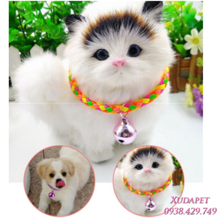 VÒNG CỔ 1 CHUÔNG CHO CHÓ MÈO - SP000401 | Xudapet - Love your pets