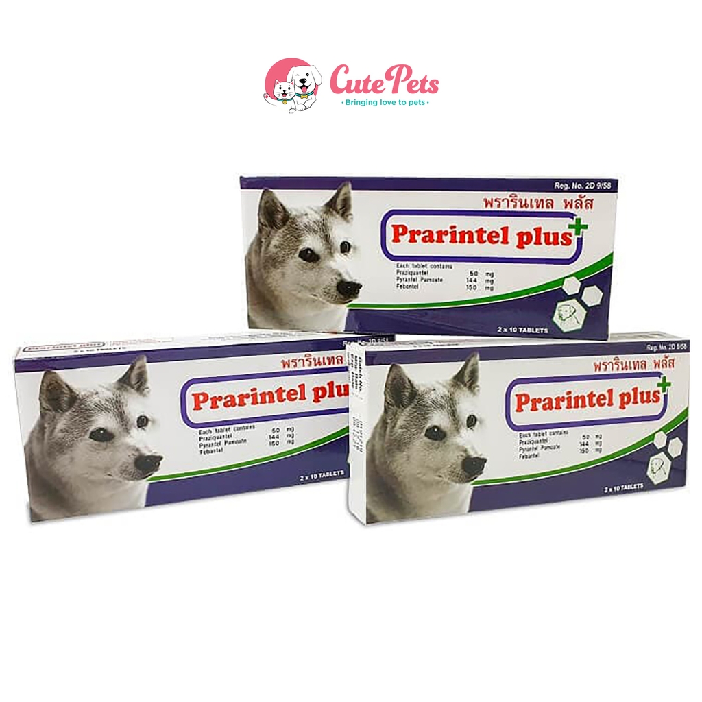 Tẩy giun Thái Prarintel Viên xổ giun dành cho chó mèo - Cutepets ...