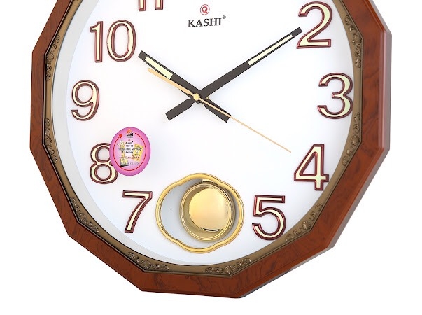 Đồng hồ treo tường HM411 Số Dạ quang Kashi Clock