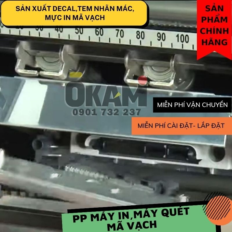 Đầu in ZT621 203Dpi chính hãng, miễn phí lắp đặt