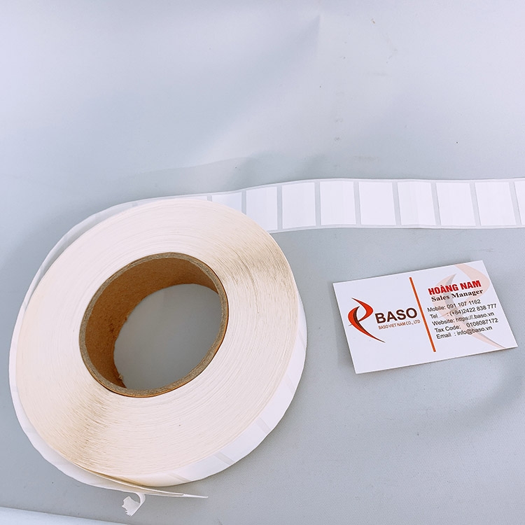 Decal PVC kích thước 30mm x 22mm sản xuất decal nhanh