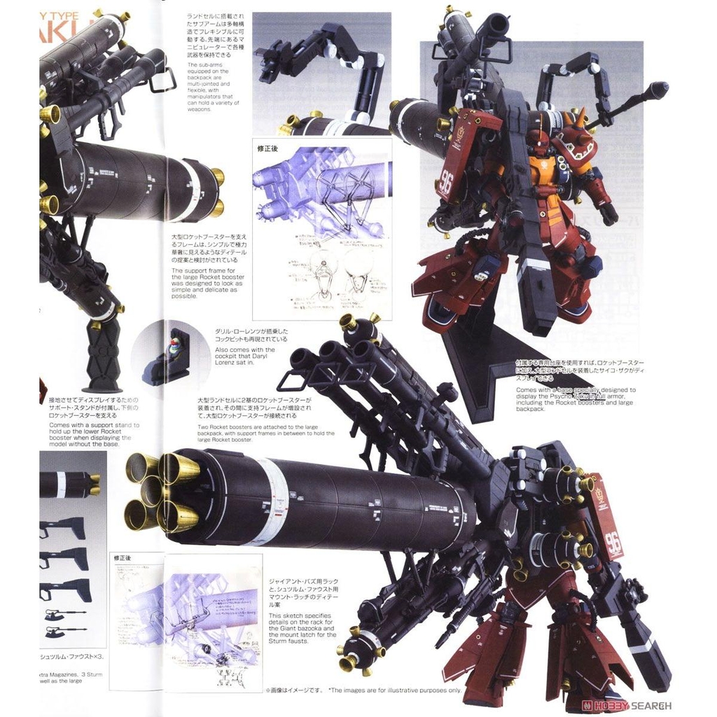 High Mobility Type Zaku II `Psycho Zaku` Ver.Ka (Thunderbolt Ver.) (MG ...
