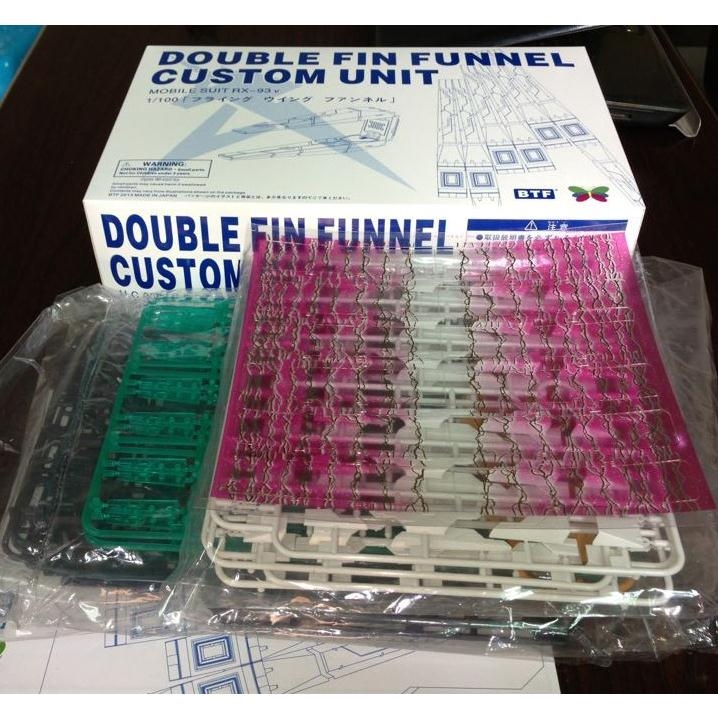 BTF Double Fin Funnel Custom Unit for MG RX-93 Nu Gundam Ver. Ka