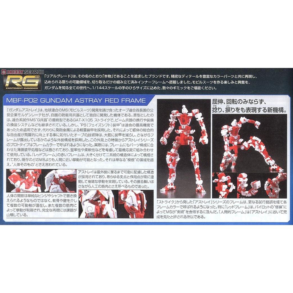 Astray Red Frame (RG) Gundam