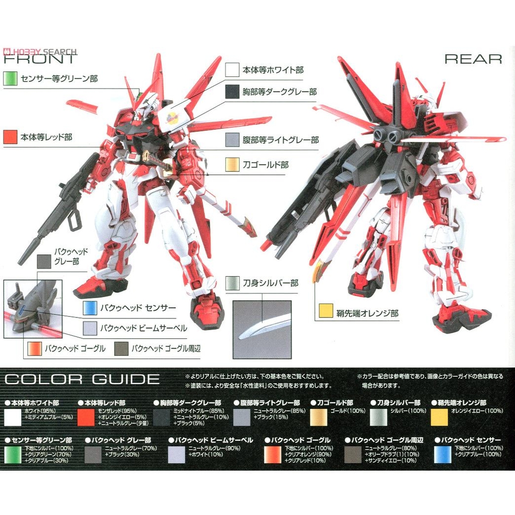 Astray Red Frame (Flight Unit) (HG) Gundam