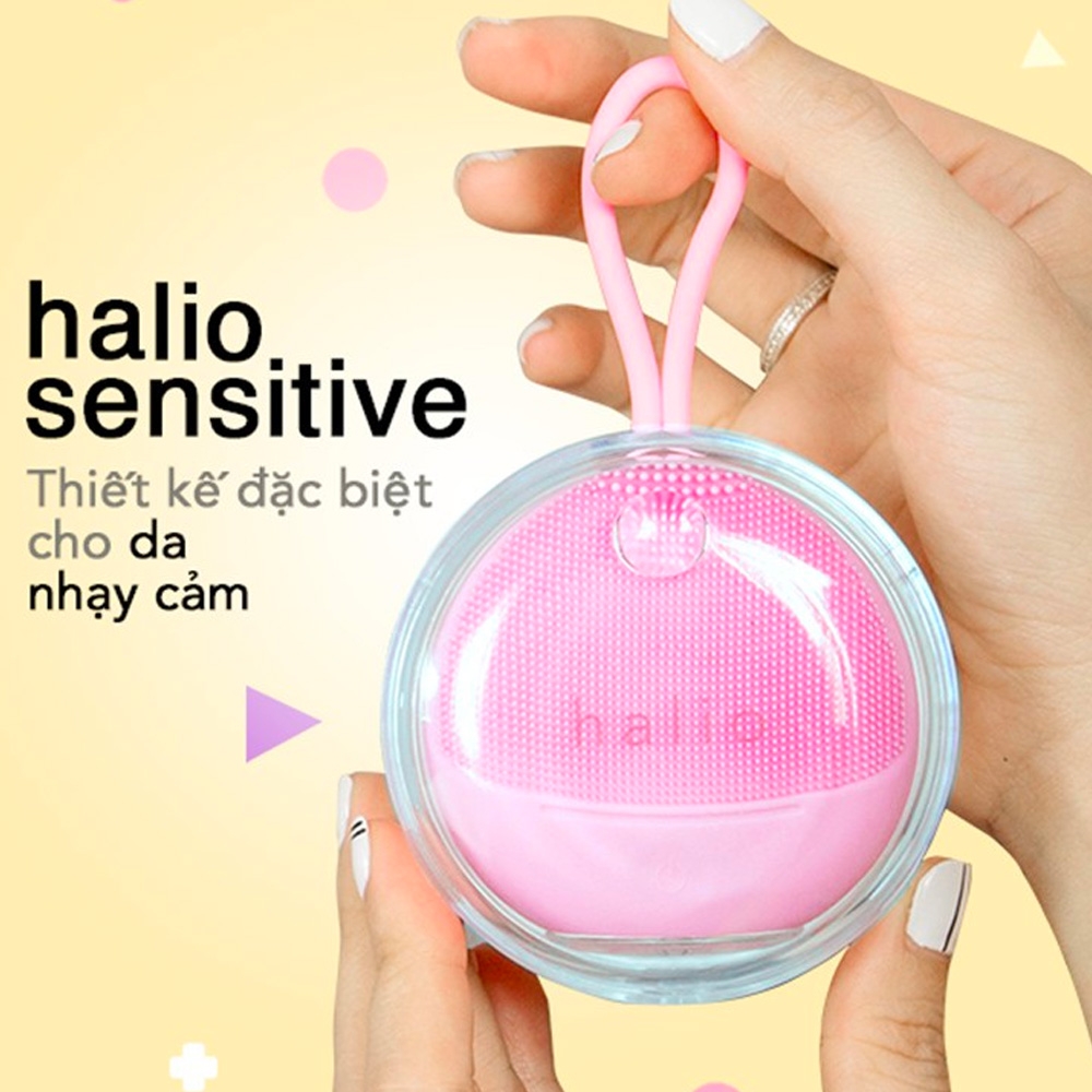 Máy rửa mặt Halio Sensitive Facial Cleansing & Massaging