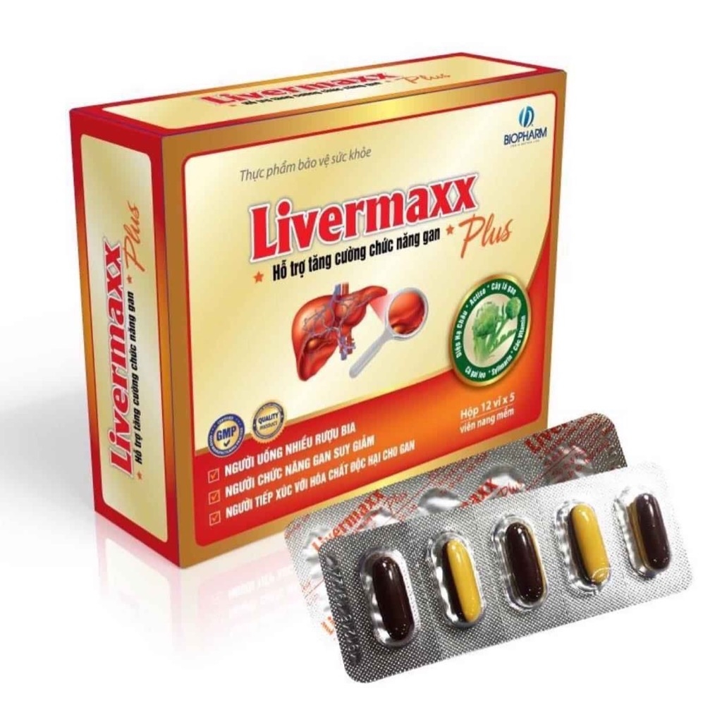 LIVERMAXX PLUS | DƯỢC PHẨM BIOPHARM | BIOPHARM.VN | HOTLINE 1800 6538