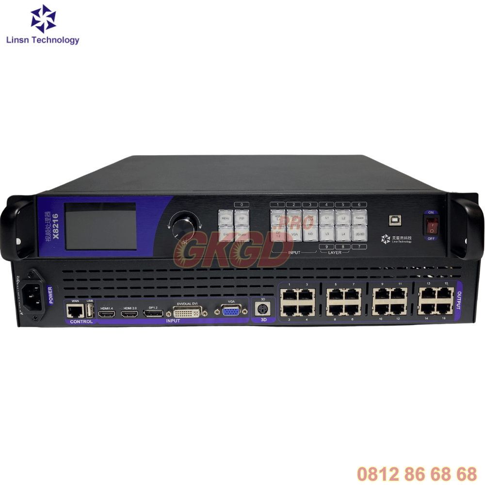 Đầu xử lý hình ảnh Linsn X8216 GKGD Việt Nam
