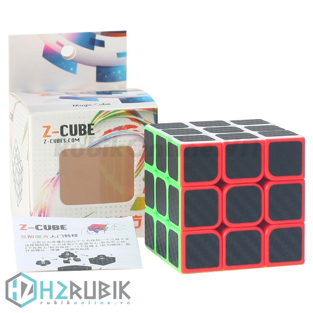 Z-Cube 3x3 Carbon Sticker Rubik 3x3 Carbon | H2 Rubik - RubikOnline.VN ...