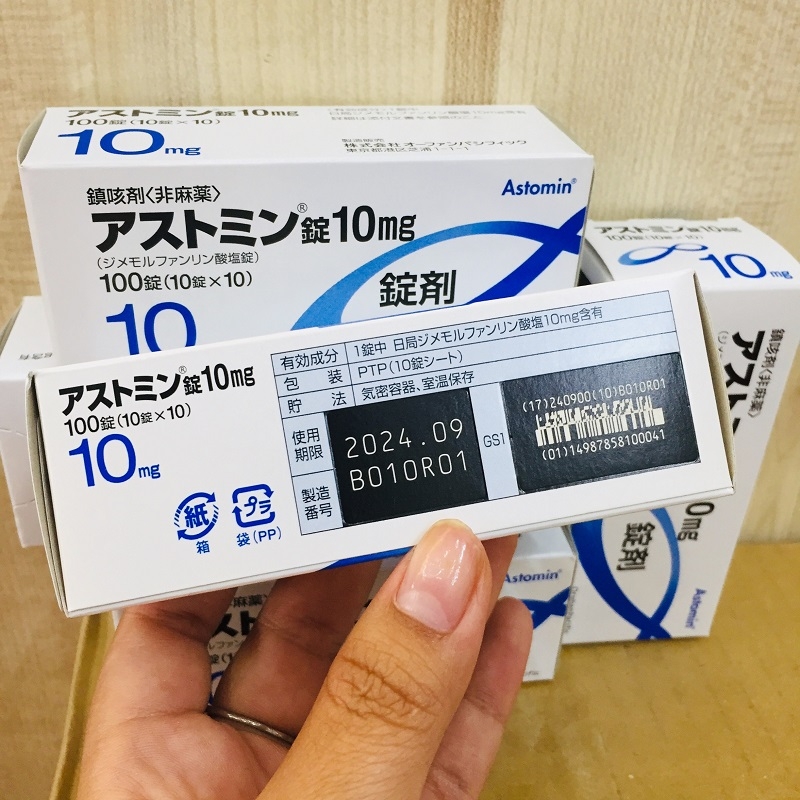 VIÊN TRỊ VIÊM ĐƯỜNG HÔ HẤP - HO ASTOMIN 10MG - 100 VIÊN | Hàng Xách Tay ...