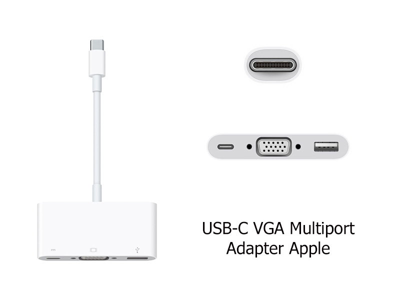 Apple USB-C to VGA Multiport Adapter - Lâm Phong Store
