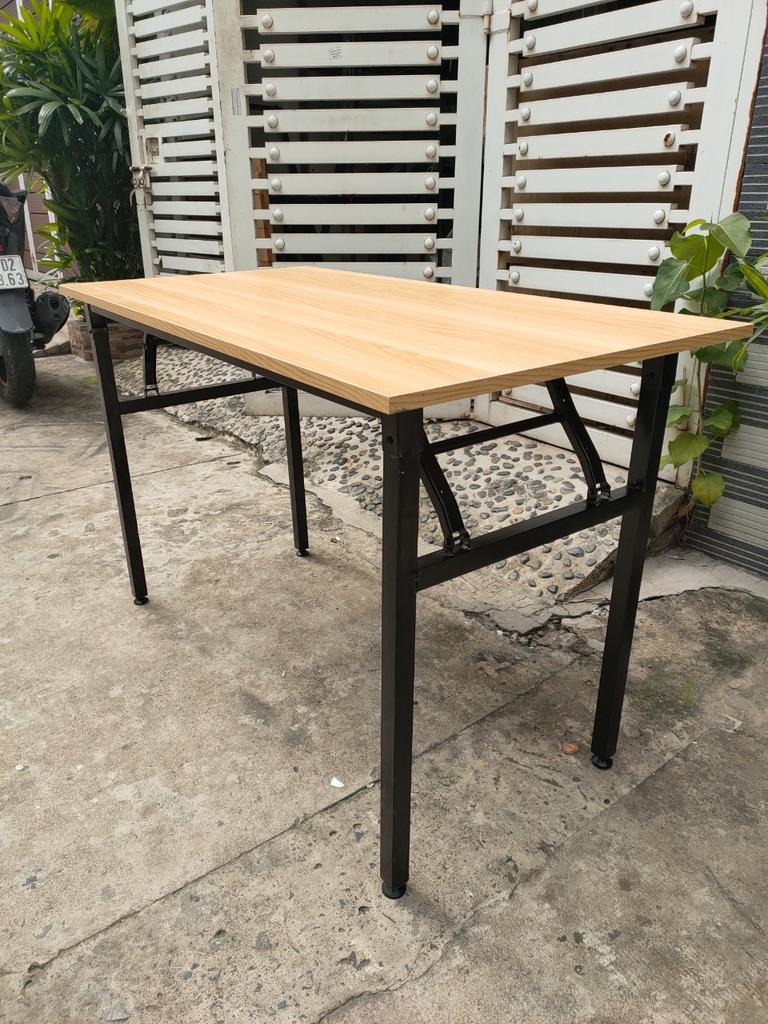 Bàn chân gấp giá rẻ 1m2 x 60 : KG - BS120x60 Khang Gia Furniture