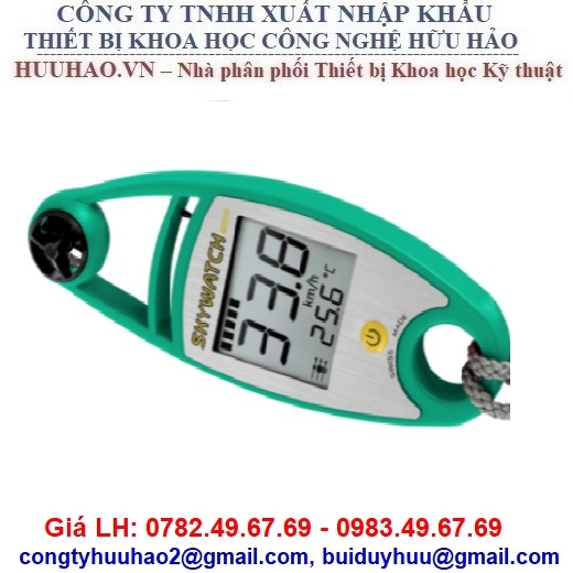 MÁY ĐO TỐC ĐỘ GIÓ, NHIỆT ĐỘ SKYWATCH WIND JDC - huuhao.vn