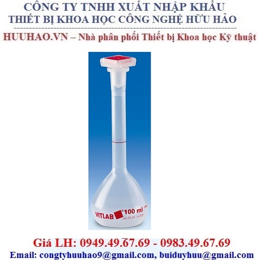 Bình định mức nhựa PP Vitlab – Đức - huuhao.vn