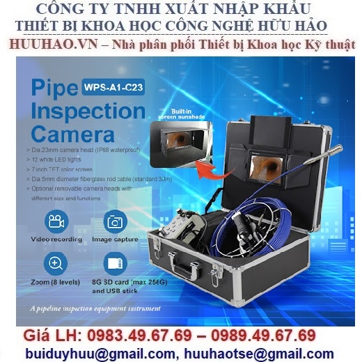 Camera nội soi đường ống Wopson WPS-A1-C23 - huuhao.vn