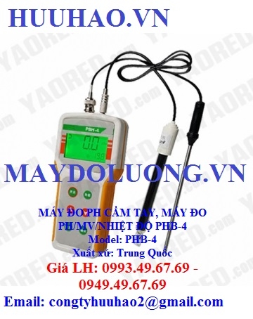 Máy đo pH, mV, và nhiệt độ cầm tay PHB-4 - huuhao.vn