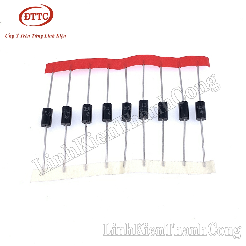 Diode TVS 1.5KE6.8CA 6.8V 1500W DO-201AD