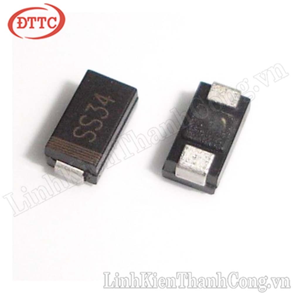 Diode Schottky SS34 SMD 3A 40V (1N5822 SMA)