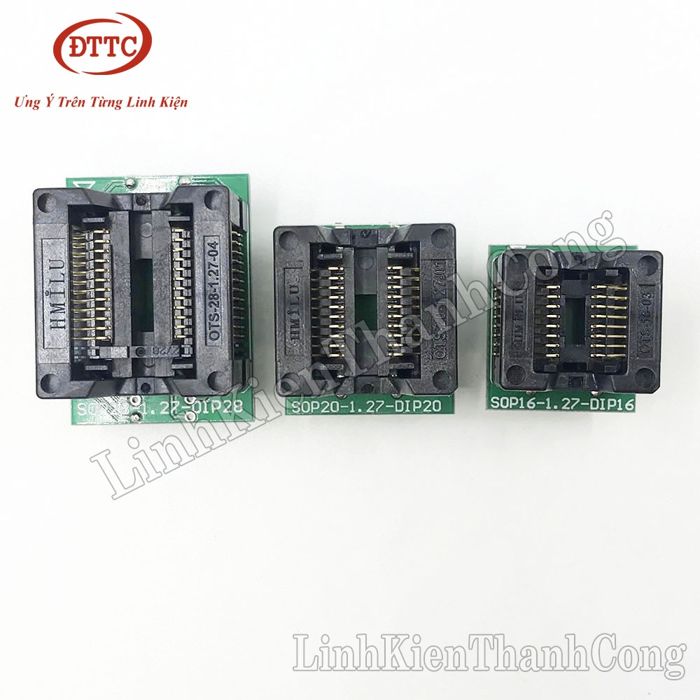 Bộ Test IC Đa Năng Kèm 3 Đế Test Linh Kiện Dán - IC Tester