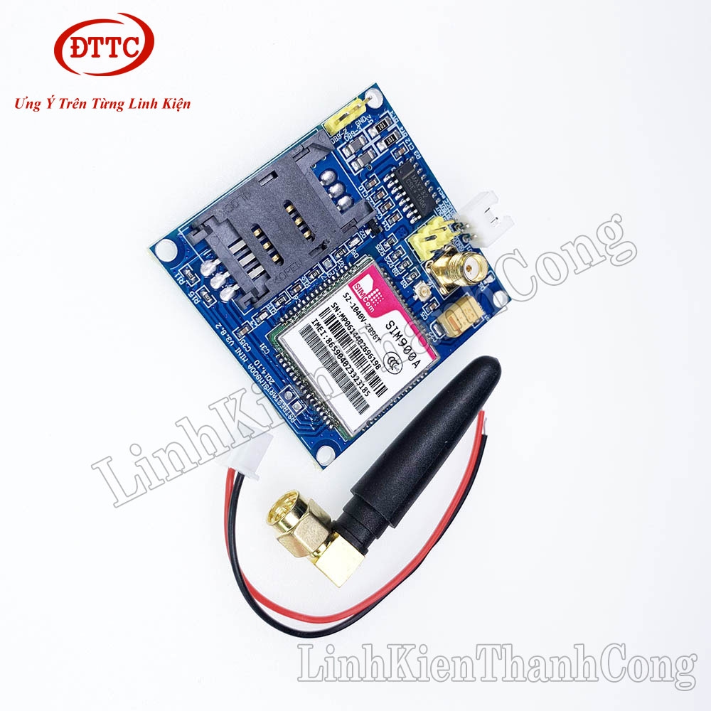 Module SIM900A + Anten - Linh Kiện Thành Công
