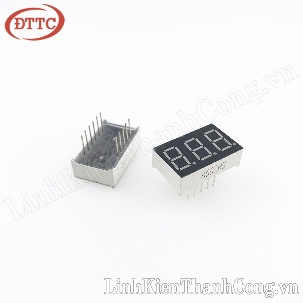 LED 7 Thanh 0.36inch 3 Số Màu Đỏ (Anot Chung)